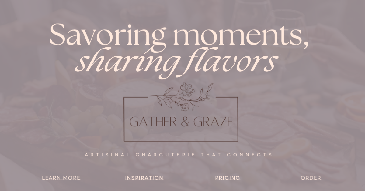 Gather & Graze Website